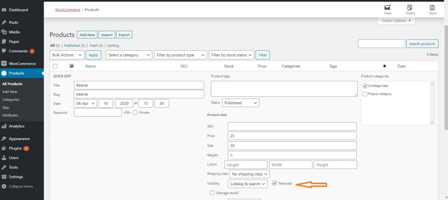 Woocommerce Featured Products How To Set And Display Them Starcatwp